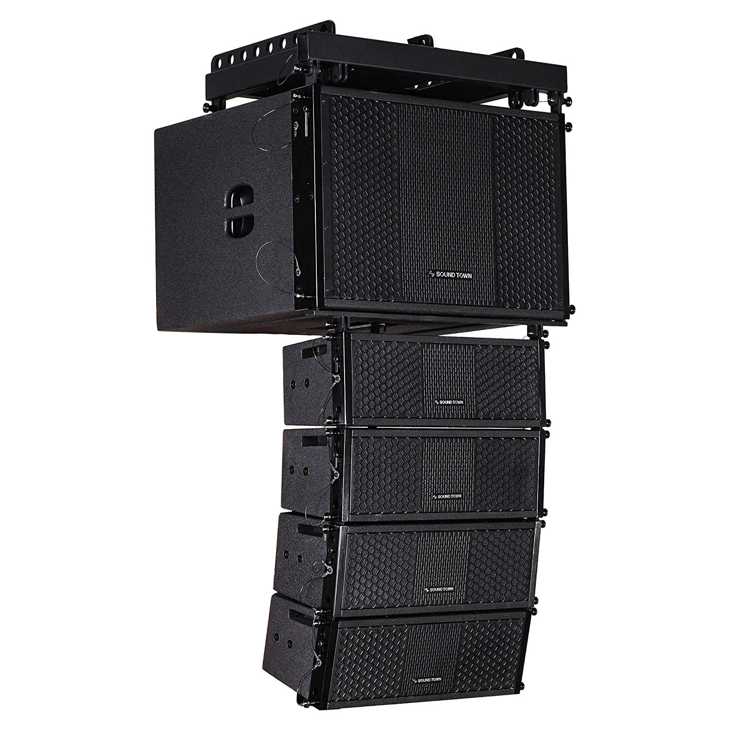 Sound Town ZETHUS Series Line Array Speaker System with One 15-inch ...