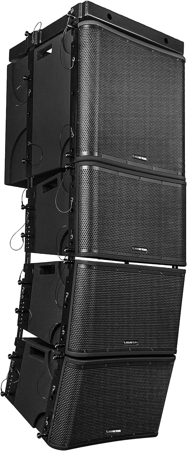 Sound Town ZETHUS Series Powered Line Array Speaker System with One 18 ...