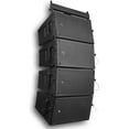 Sound Town ZETHUS Series Powered Line Array Speaker System with Four Dual 8-inch Line Array ...