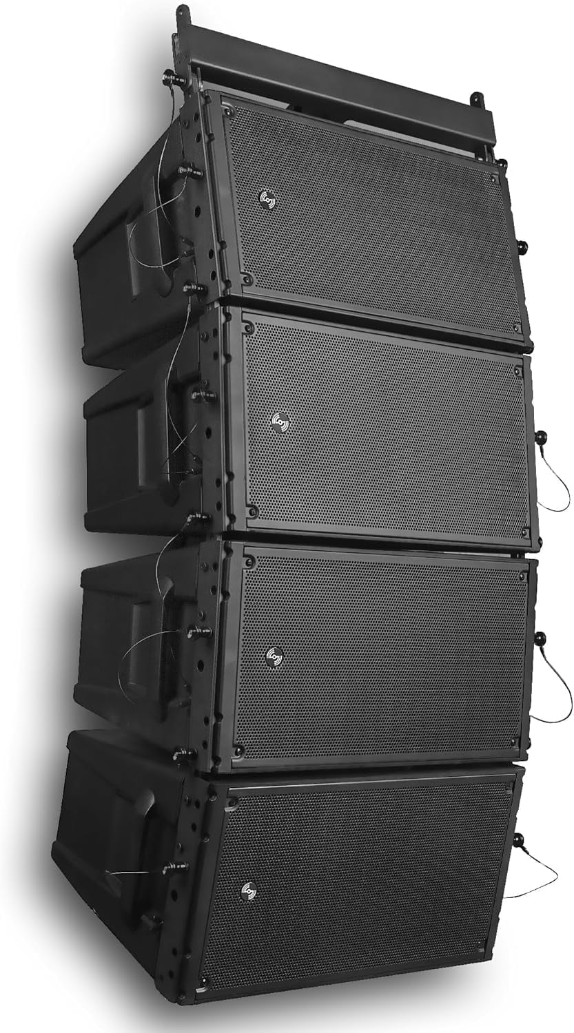Sound Town ZETHUS Series Powered Line Array Speaker System with Four ...