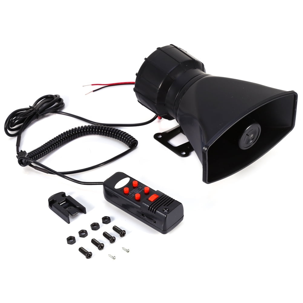 Sound Warning Megaphone For Car,Megaphone For Van, 5-Sound Tone 300Db ...