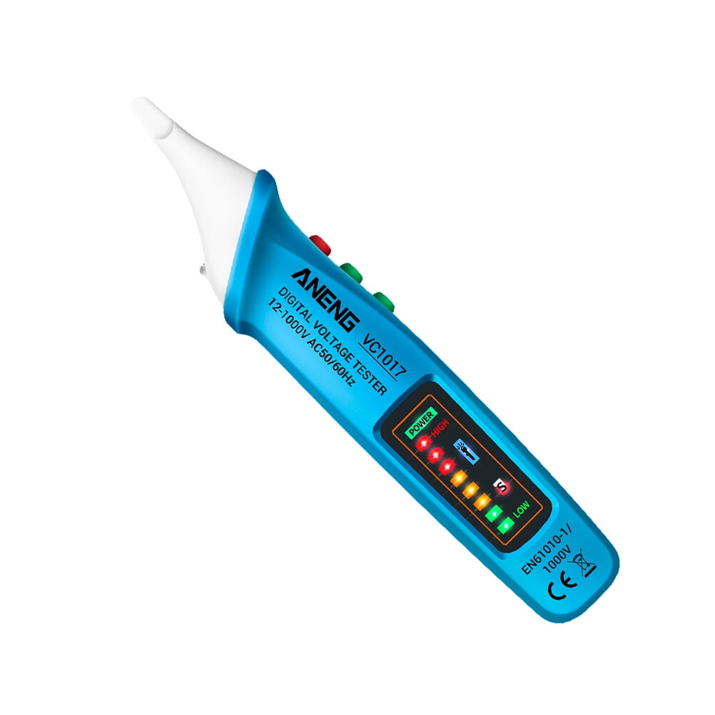 Sound and Light Warning Pencil Battery Outlet Electric Tester Blue ...