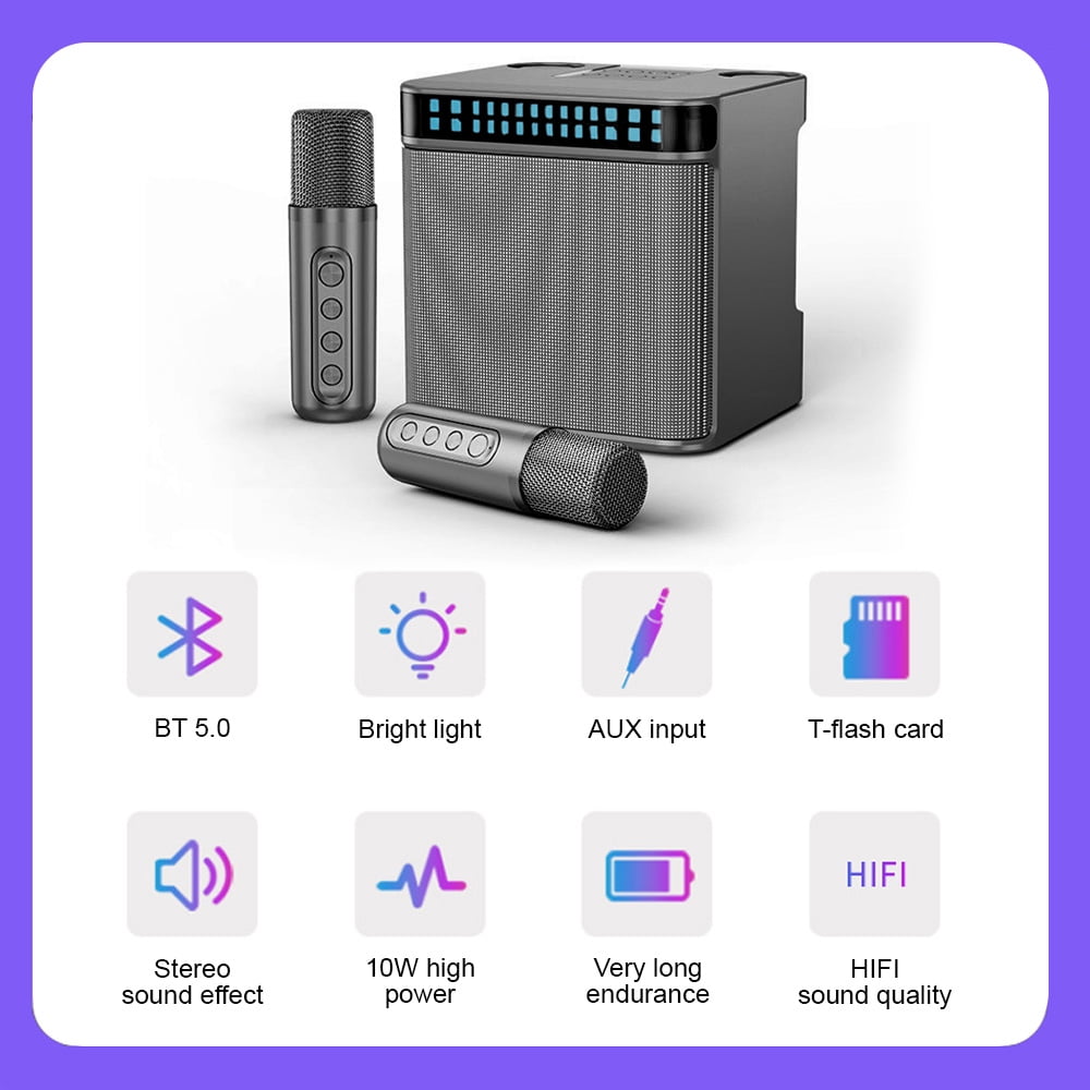 Sound box,Stereo Sound Birthday 2 Tf Led With 2 Tf Birthday Party Ktv With And Set Sound ...