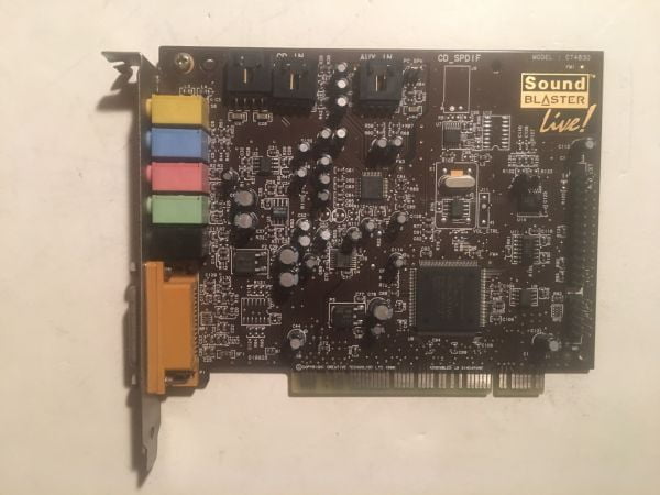 Sound card pci, ct4830 sound blaster live! - Walmart.com