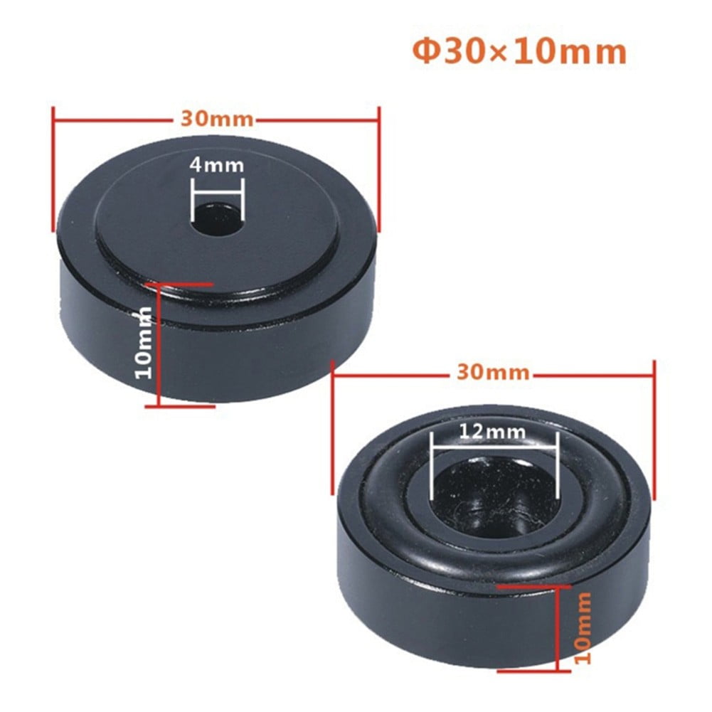 Sound isolation feet 4 piece set bracket foot pads shock absorber ...