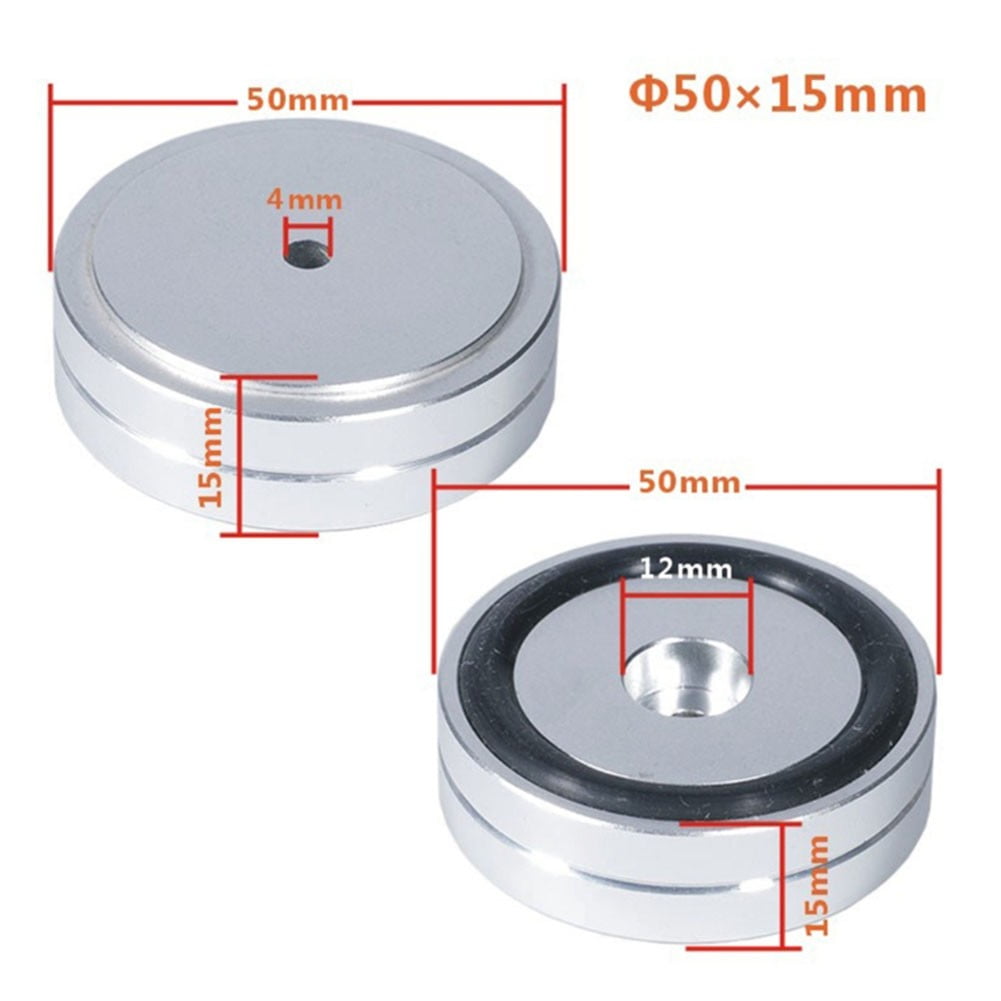 Sound isolation feet 4 piece set bracket foot pads shock absorber ...