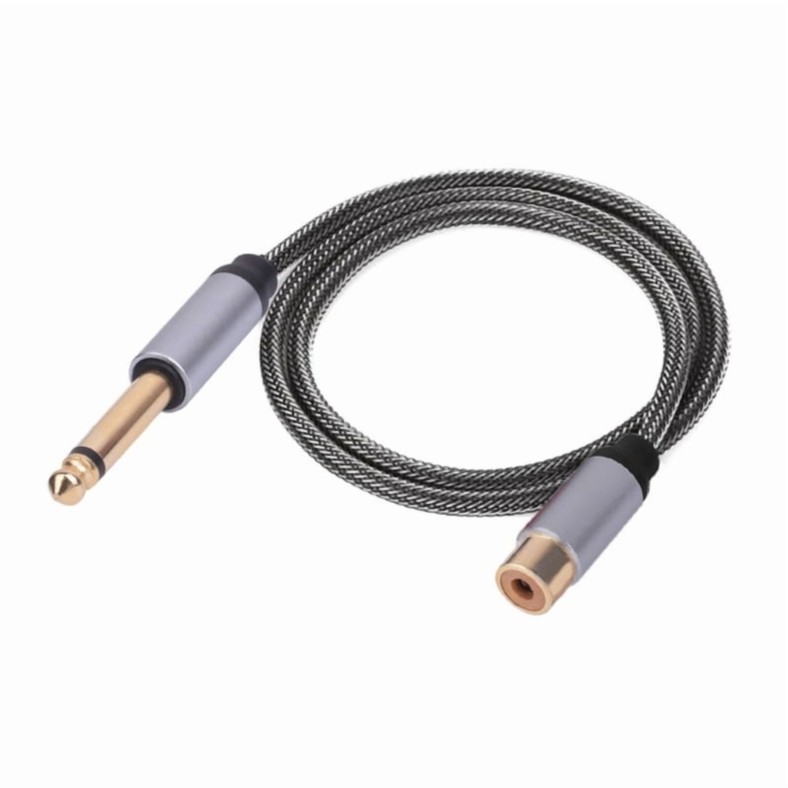 Sound to 1/4" 6.35mm Cable Sound to 6.35mm Stereo Cable Male to Female ...