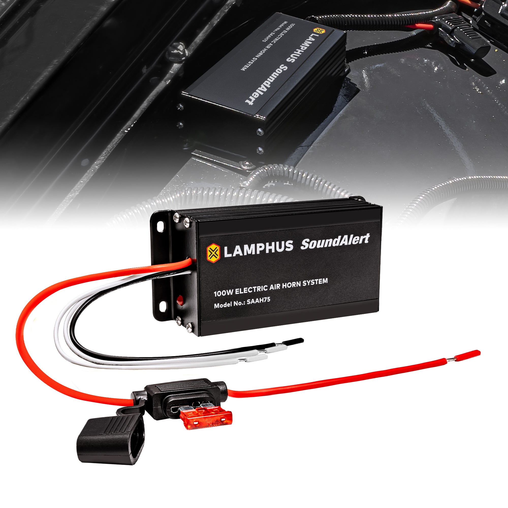 Lamphus SoundAlert Police Air Horn Amplifier Manual Control or Stock ...