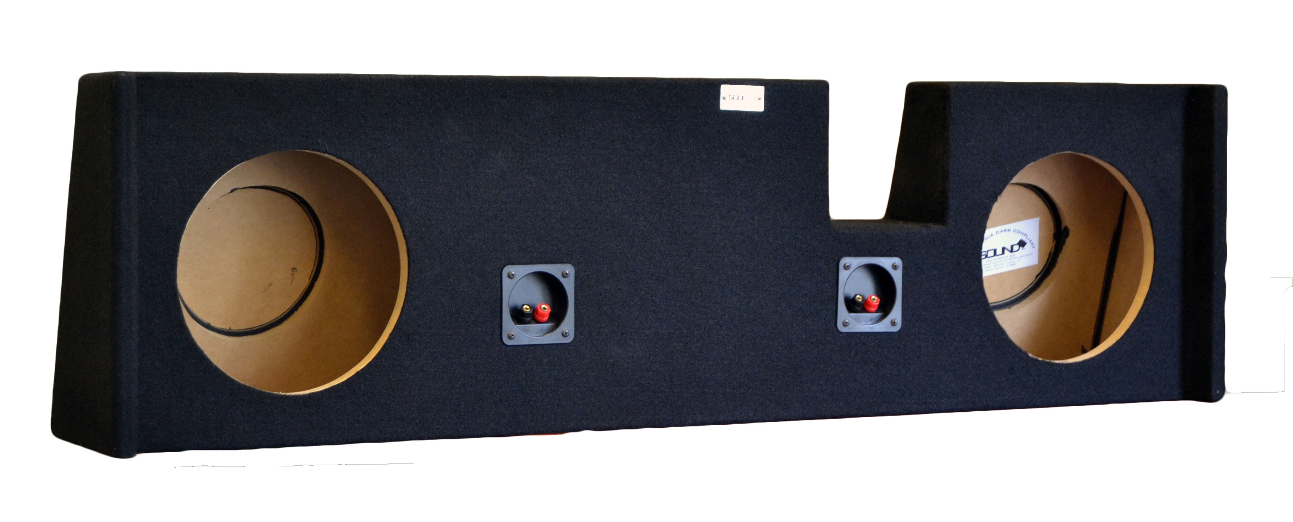 SoundBox F150 SuperCab (Extended Cab) 2009-2016 Dual 12" Sub Box Under ...