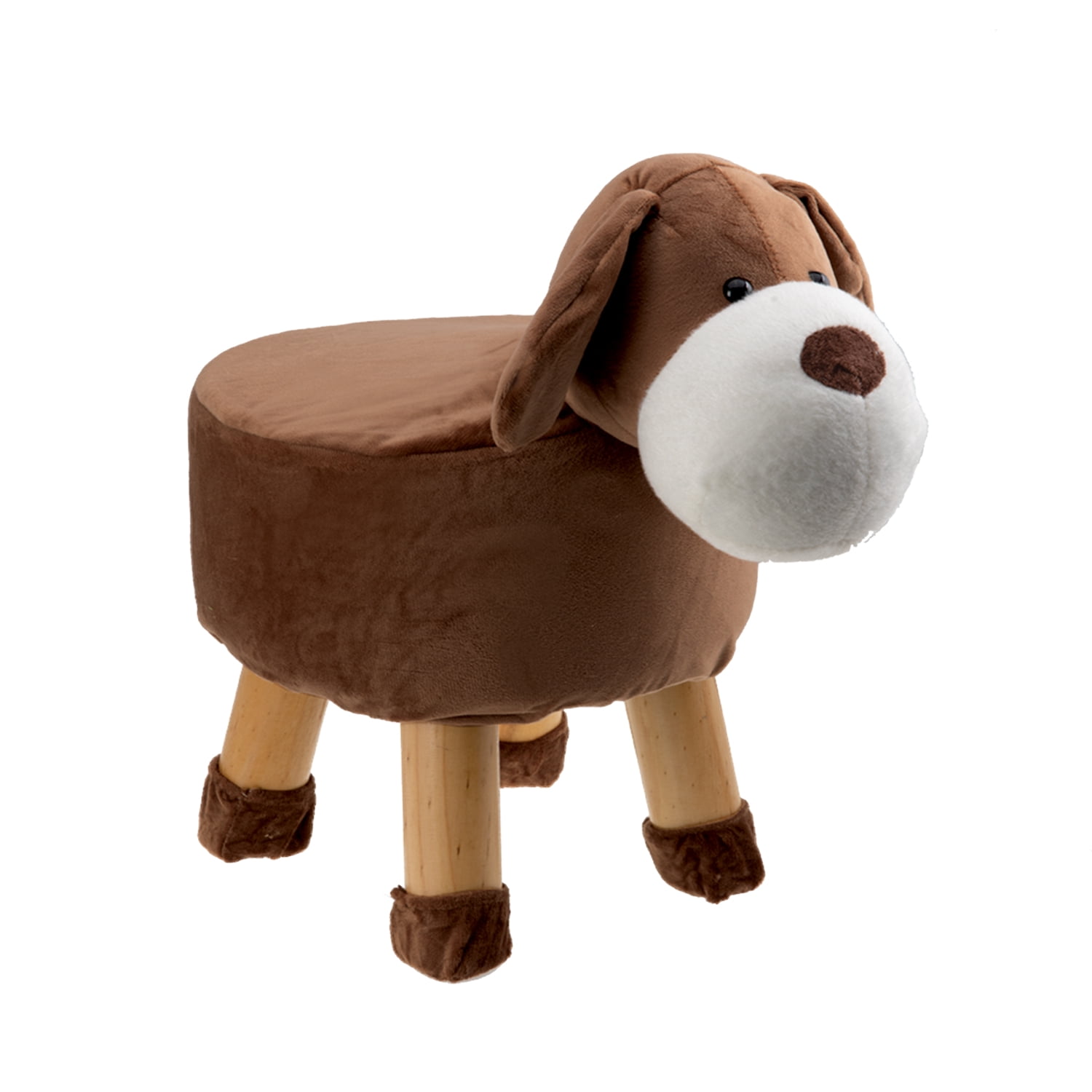 SoundCritter 12" Kid's Furniture Plush Animal Stool w/ Built-in Speaker ...