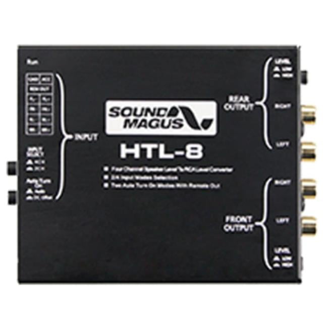 SoundMagus HTL8 4 Channel Speaker Level Input to RCA Level Input ...