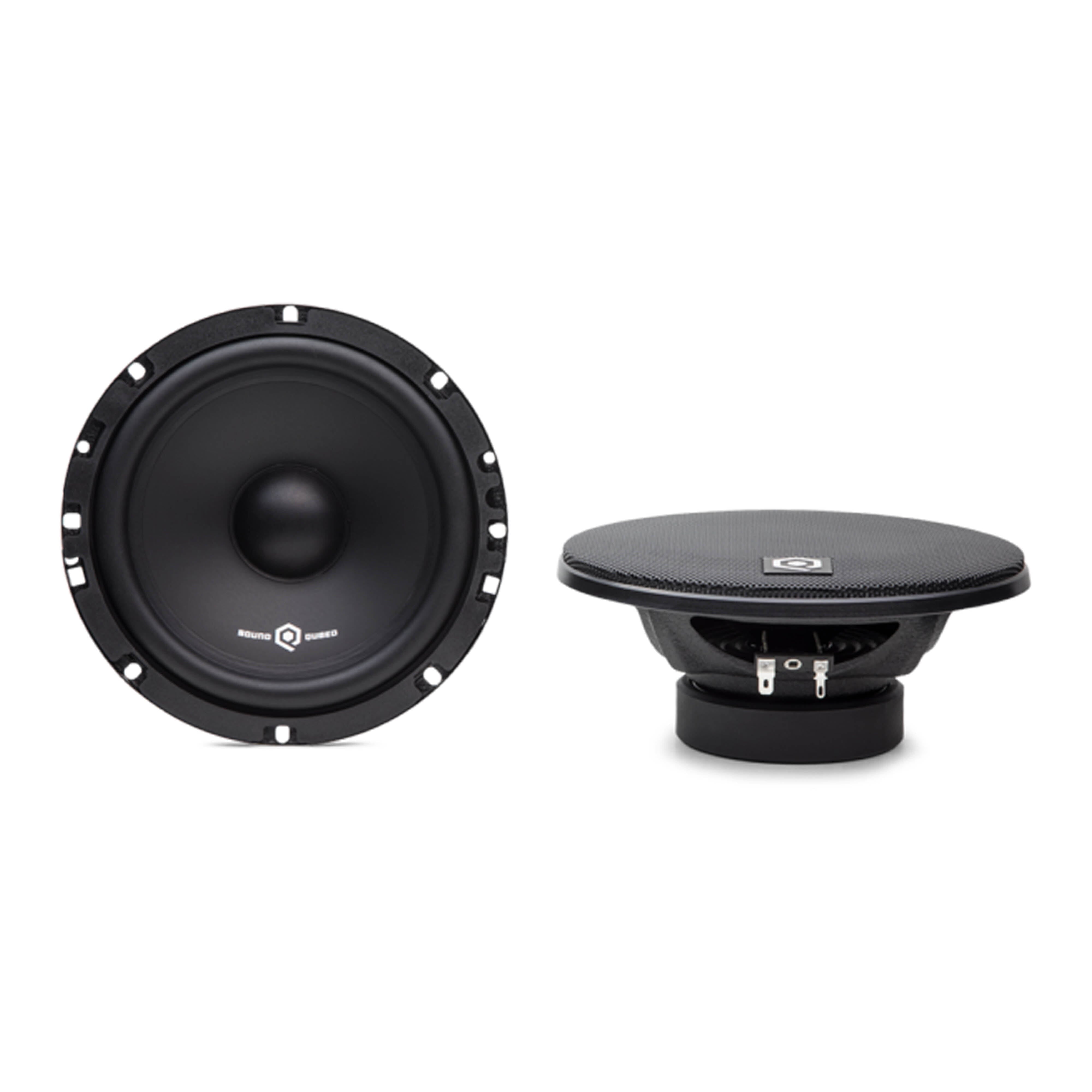 SoundQubed 6.5 Component Speaker Set w/ Tweeters & Crossovers Car Audio QS-6.5 - Walmart.com