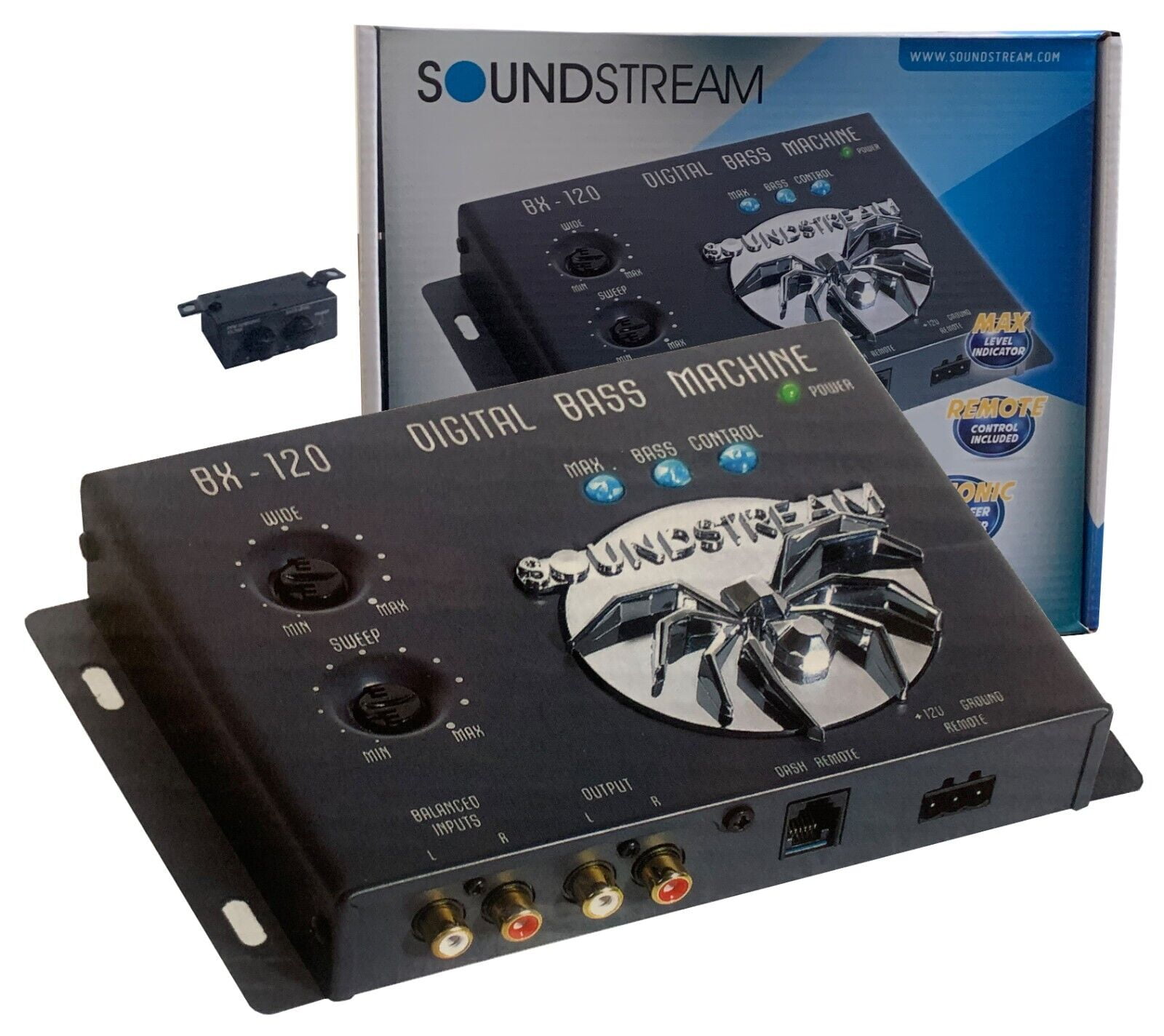 SoundStream Black BX-12 Digital Bass Reconstruction Processor Epicenter ...