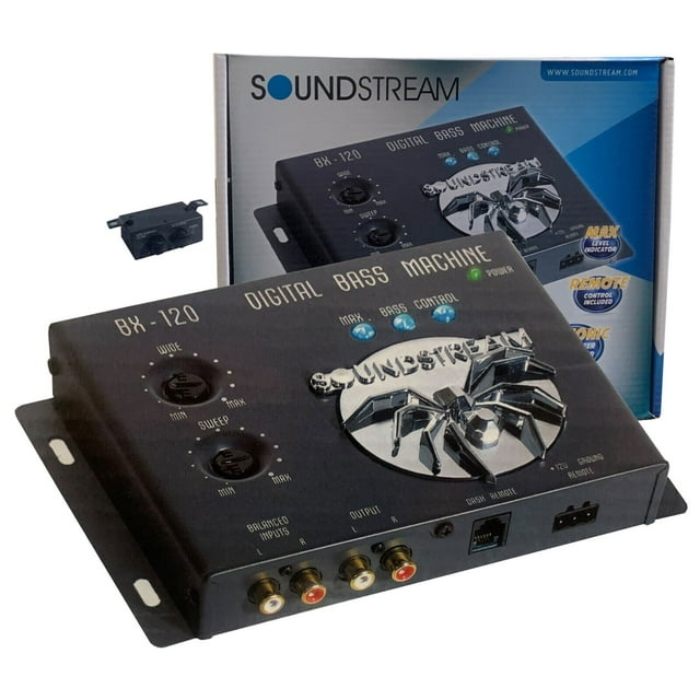 SoundStream Black BX-12 Digital Bass Reconstruction Processor Epicenter ...