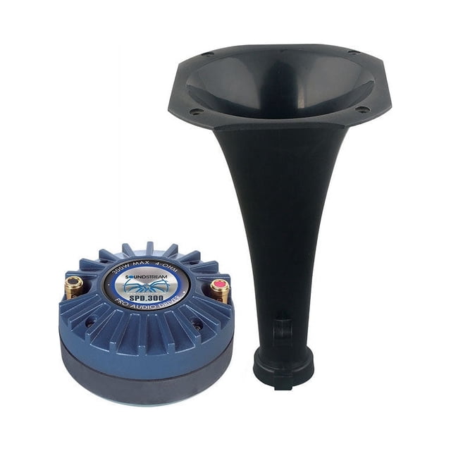 Soundstream SPD300 Compression Driver Tweter W/ Large Abs Horn [each ...