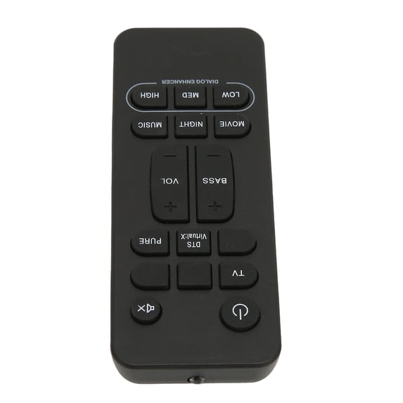 Ccdes Soundbar Remote, Soft Buttons Ergonomic Universal Replacement ...
