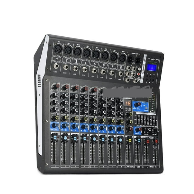 Soundboard, 8 Channel Digital Mixer Sound Mixing Console with 24 DSP ...