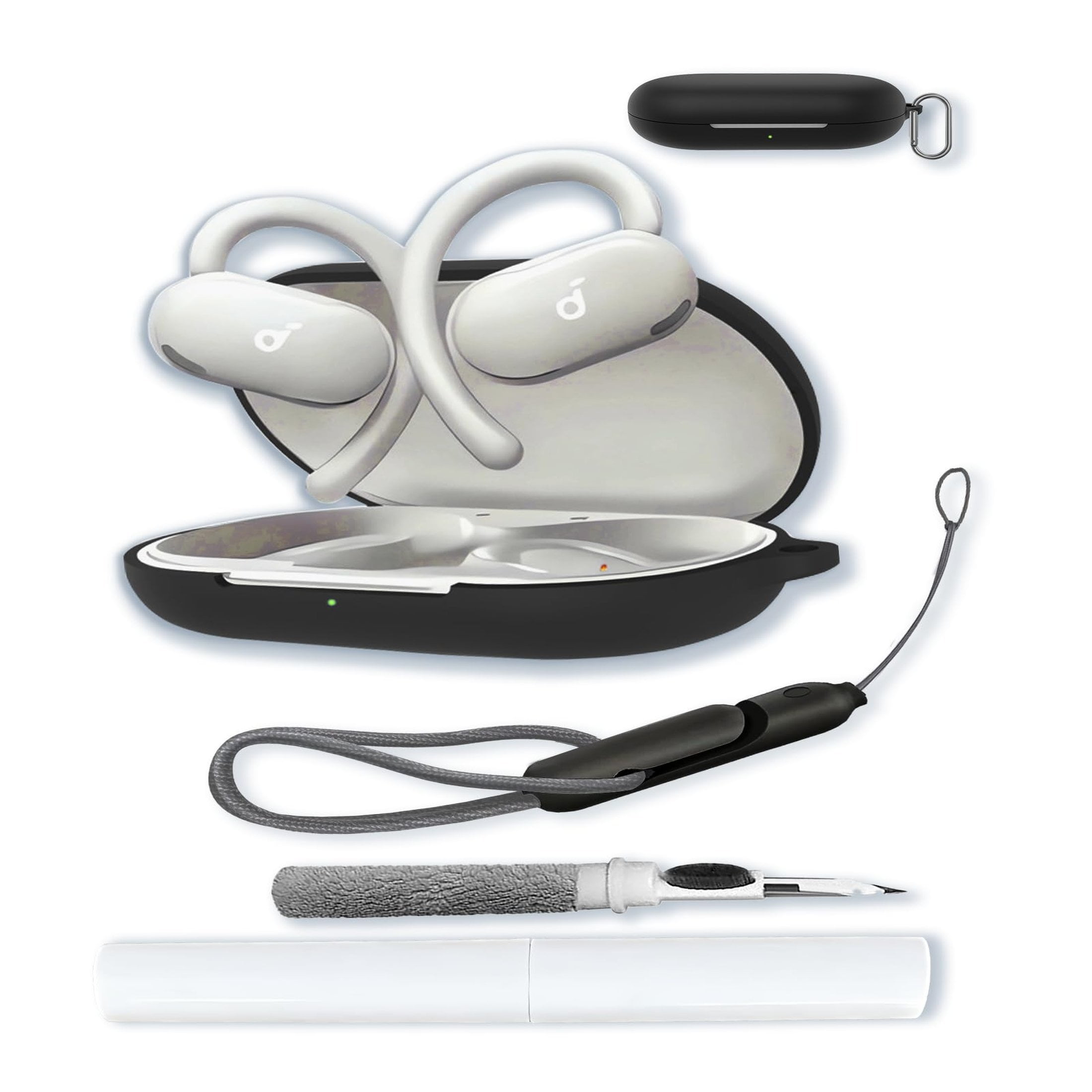 Soundcore Shield Silicone Case with Keychain and Cleaning Kit - Walmart.com