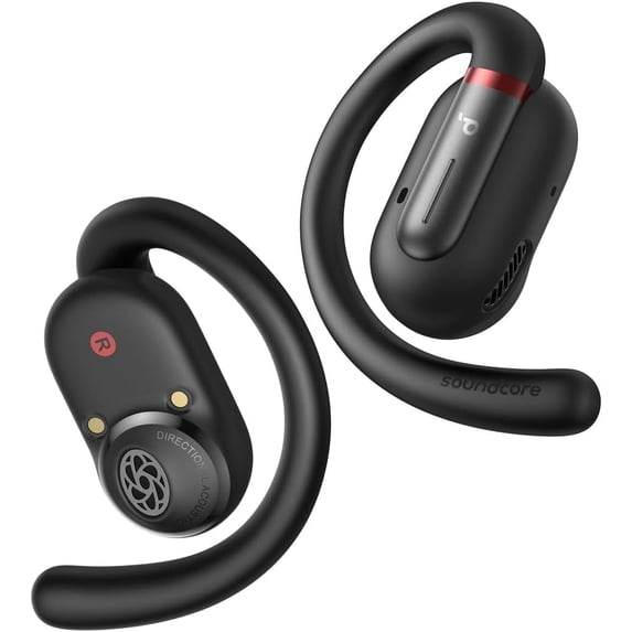 Soundcore by Anker V30i Open-Ear Headphones, Black, 36-Hour Battery ...