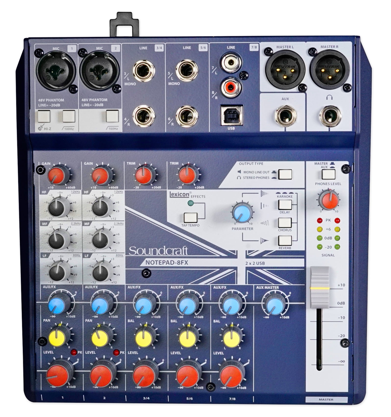 Free Shipping! Soundcraft Notepad-8FX 8-Channel Live Sound/Recording ...