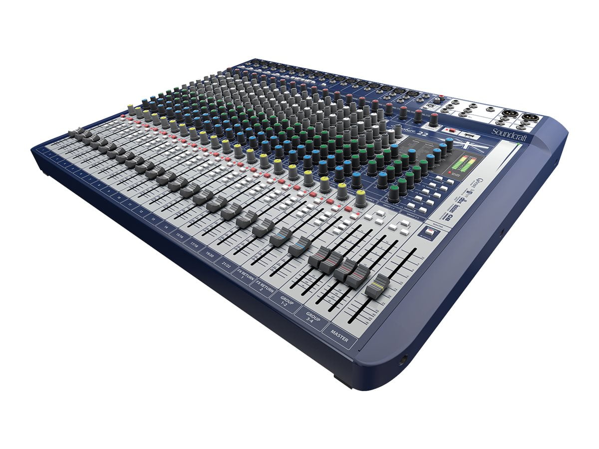 Soundcraft Signature 22 - Analog mixer with Lexicon FX - 22-channel ...