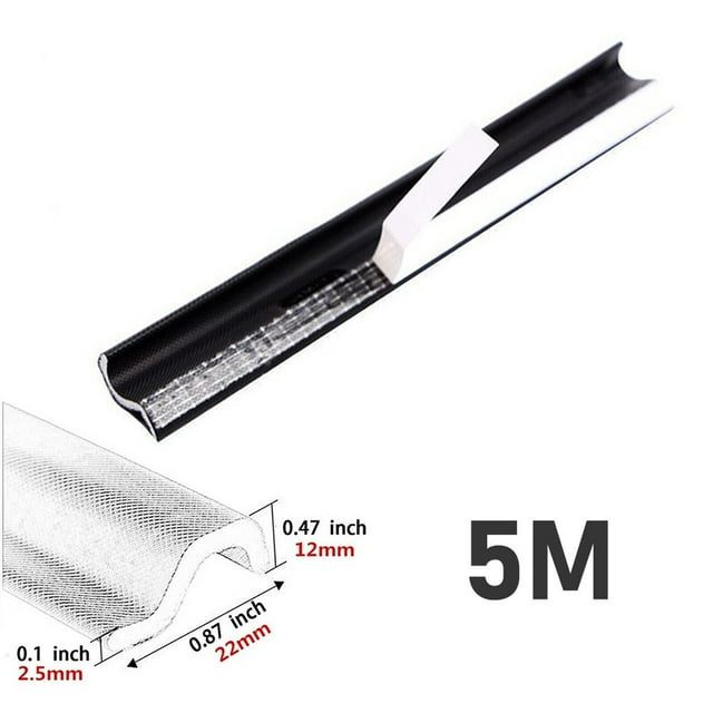 Soundproof Foam Sealing Strip S Type Noise Reduction Weather Stripping ...