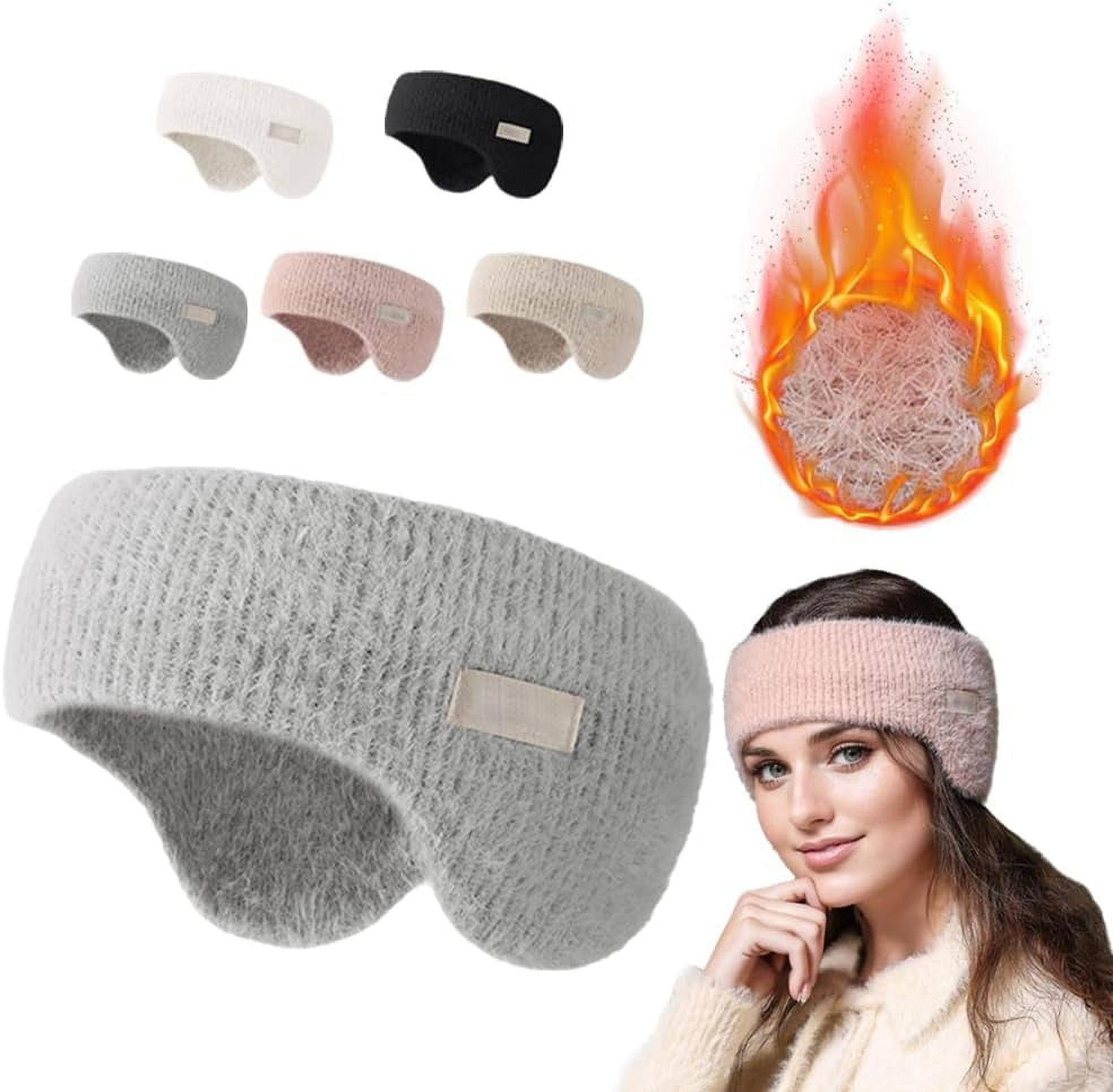 Soundproof Sleep Earmuff Headband for Men Women, 2025 Warm Earmuffs ...