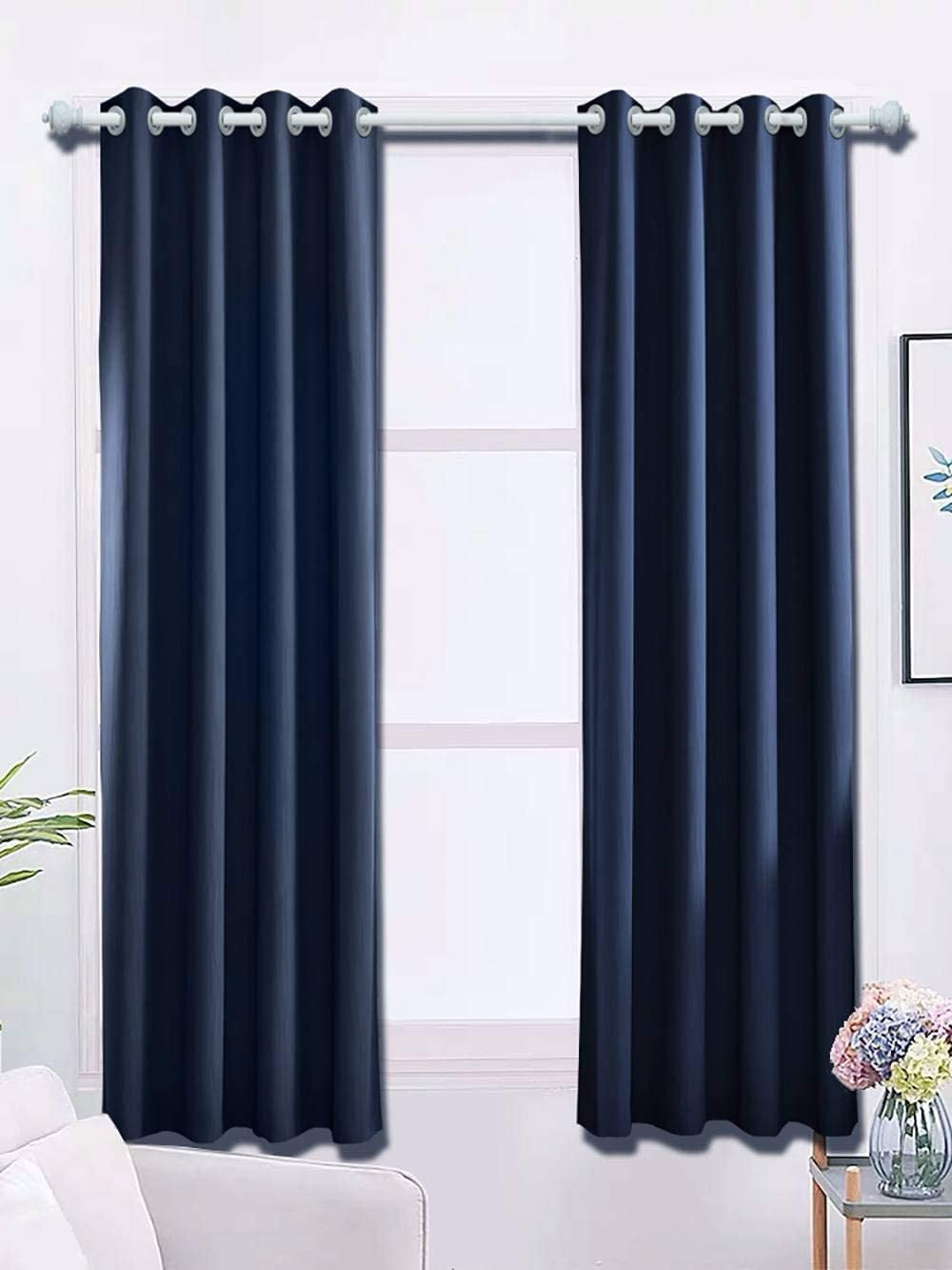 Soundproof, Thermal Insulated, Polyester Window Curtains with Grommets ...