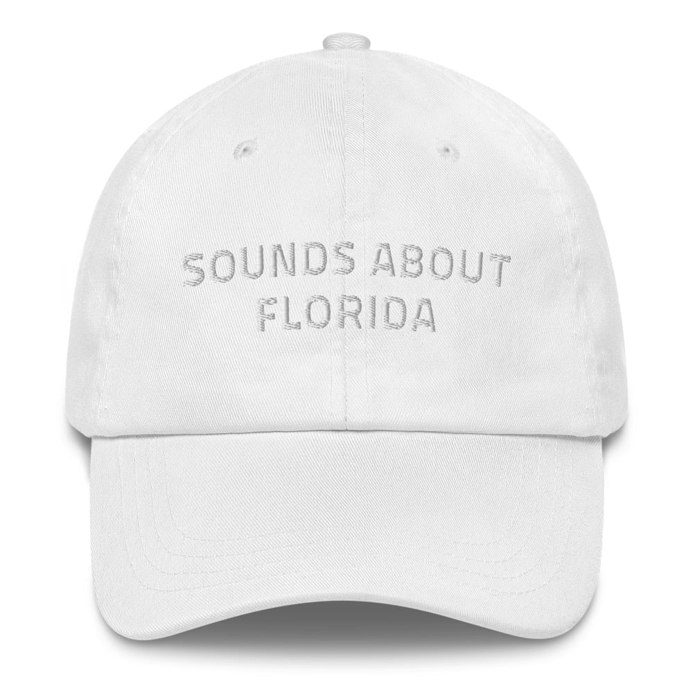 Sounds About Florida Hat Sounds About Right (White) - Walmart.com