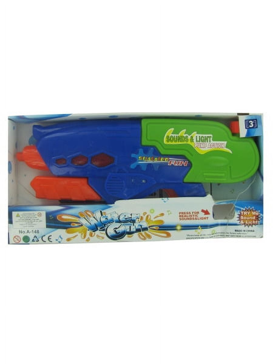 Sounds And Light Pump Action Water Gun, 6 Count - Walmart.com