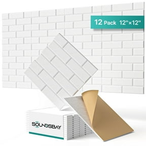 Soundsbay Soundproof Wall Panels Square Self-Adhesive Soundproof ...