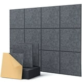 Soundsbay Soundproof Wall Panels Square Self-Adhesive Soundproof ...