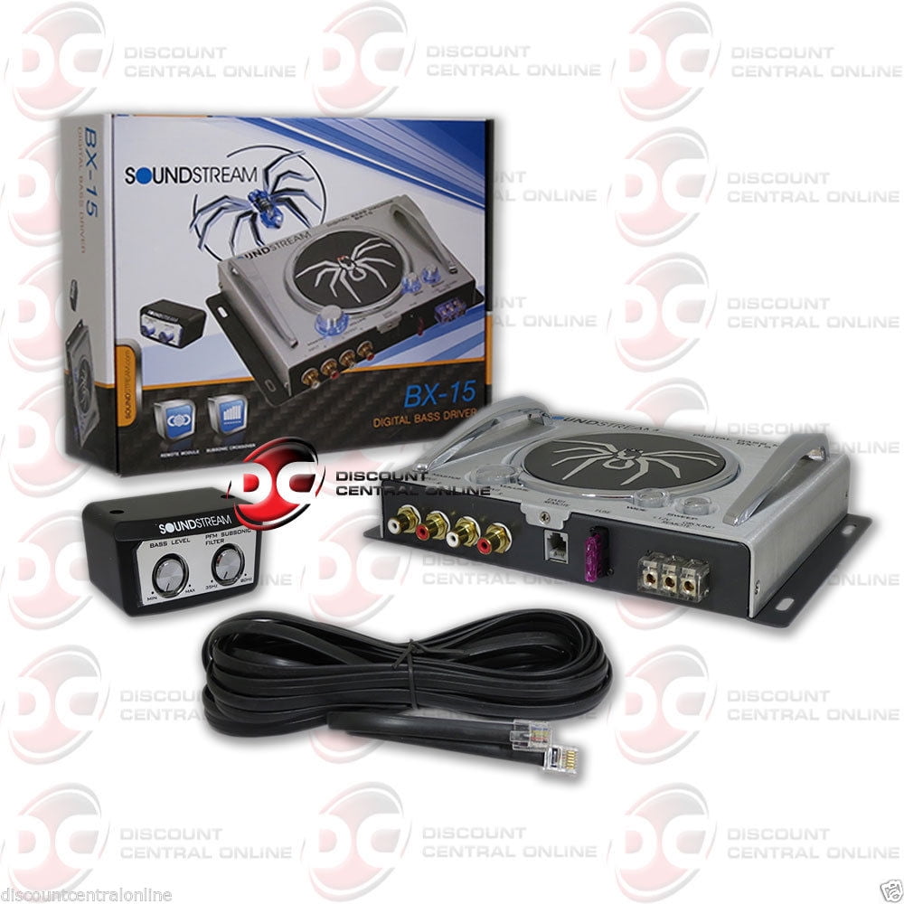 Soundstream BX-15 Bass Maximizer and Bass Restoration Processor, Black ...