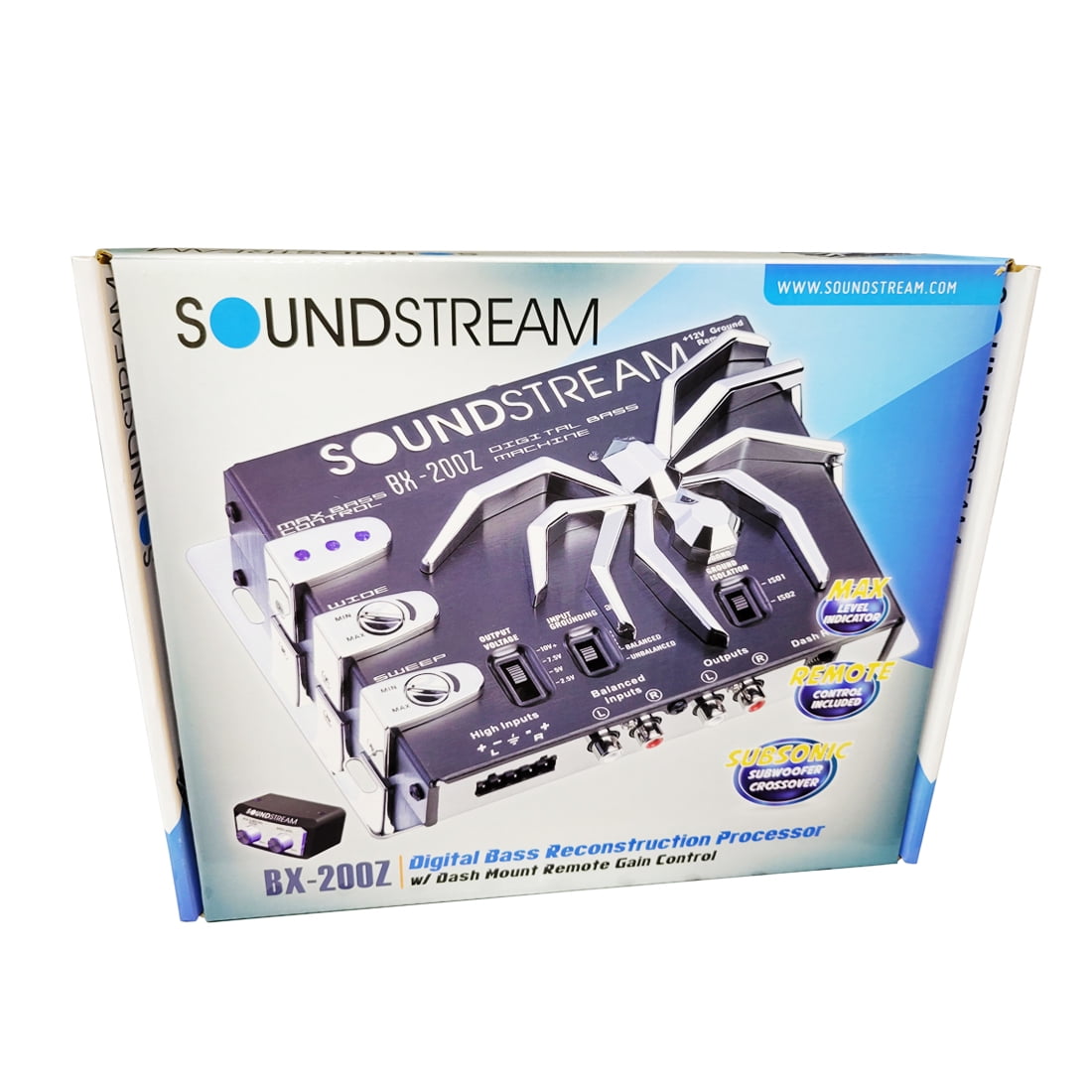 Soundstream BX-200Z Digital Bass Reconstruction Processor w/ Dash Mount ...