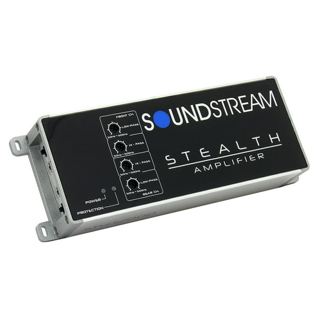 Soundstream Car 4 -Channel Vehicle Audio Amplifier - Walmart Business ...