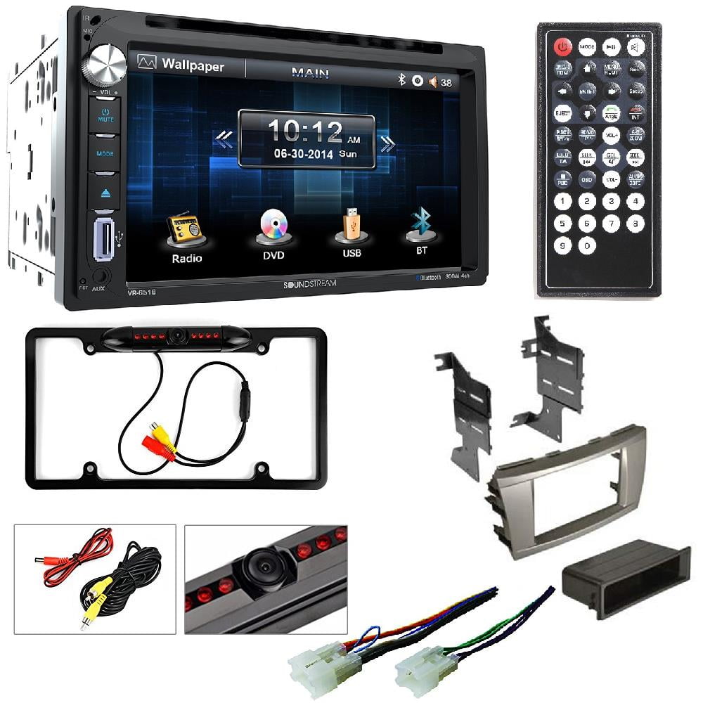 Soundstream Double DIN 6.2" Touchscreen CD/DVD Bluetooth Car Stereo ...