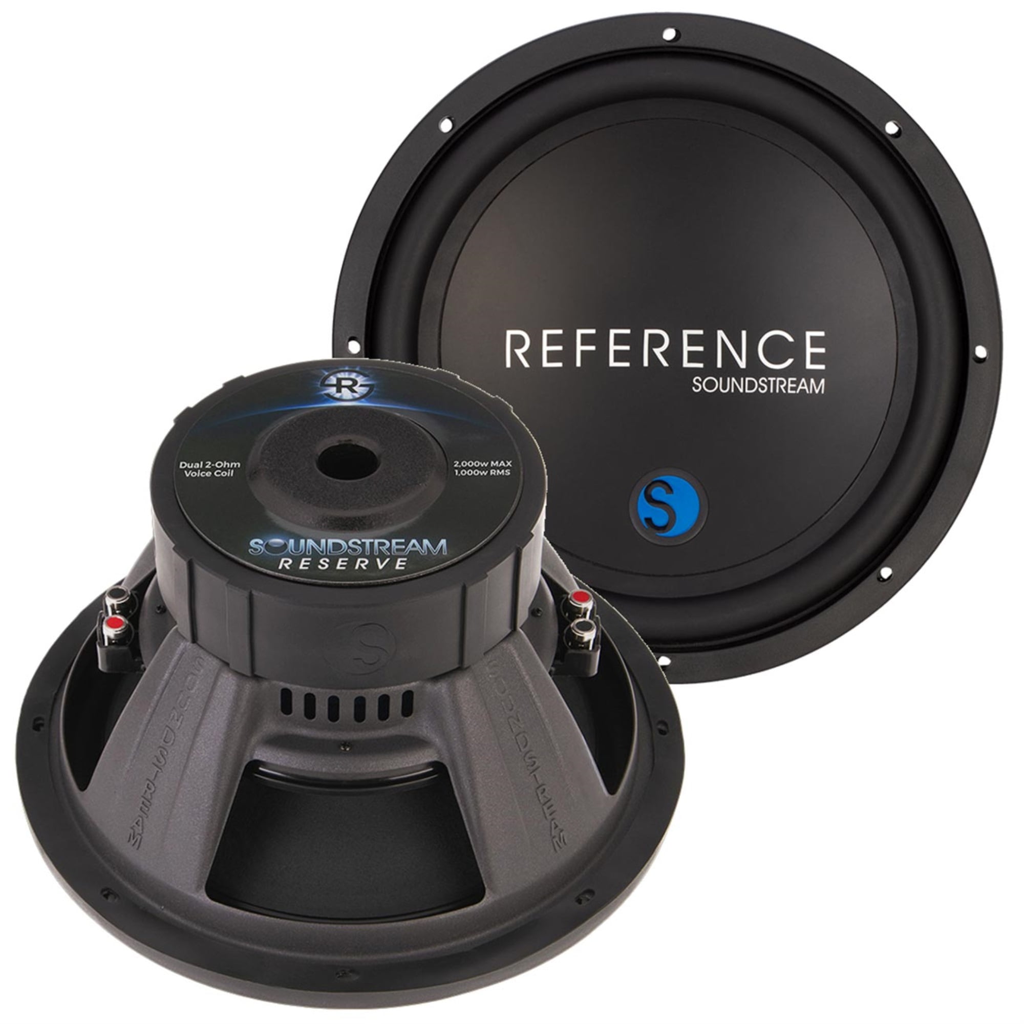 Soundstream Reserve 12 Subwoofer 1000W RMS/2000W Max Dual 2 Ohm Voice ...