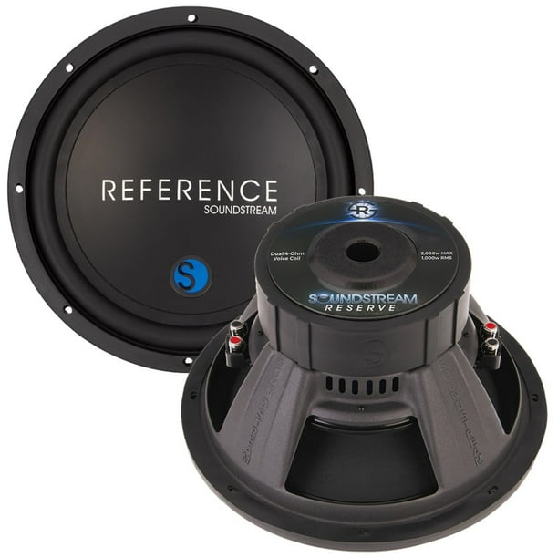 Soundstream Reserve 2000 Watts Continuos Power Subwoofer, Black, (New ...