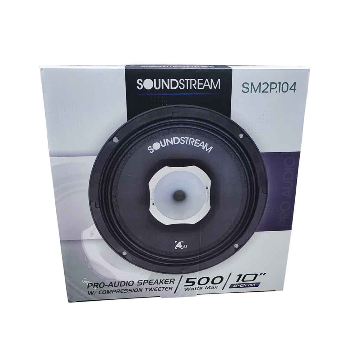 Soundstream SM2P.104 10" 2-Way 500W Max Pro-Audio Speaker w ...