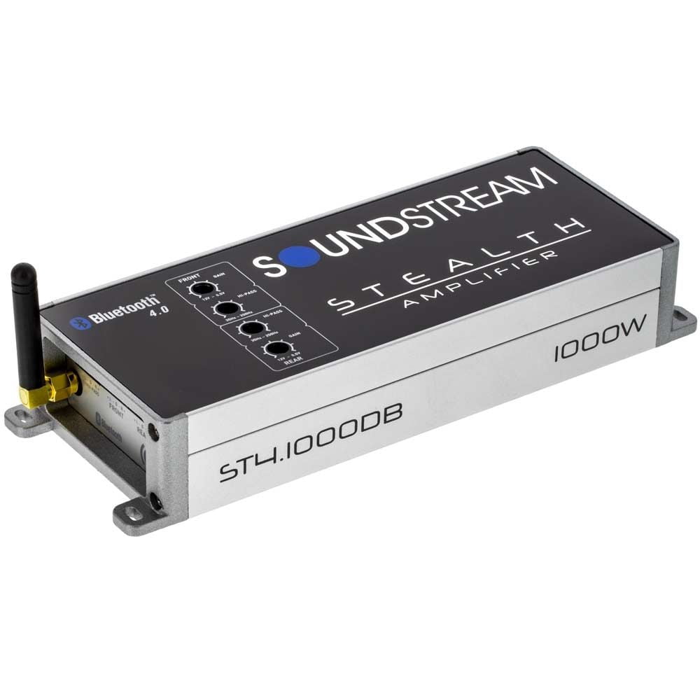 Soundstream ST4.1000DB Stealth Water-Resistant Compact Amplifier ...