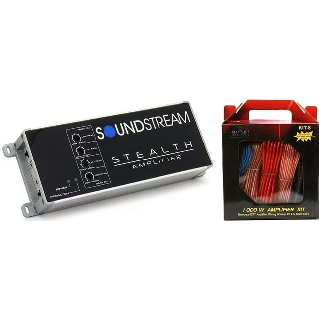 Soundstream ST4.1200D Stealth 1200W 4Channel Class D Motorcycle Car ...