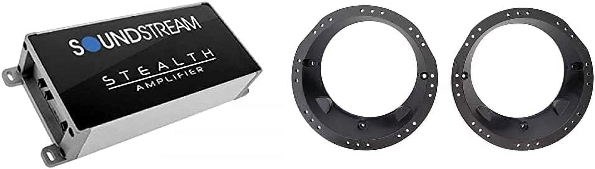 Soundstream ST4.1200D Stealth Series 1200W Class D 4 Channel Amplifier ...