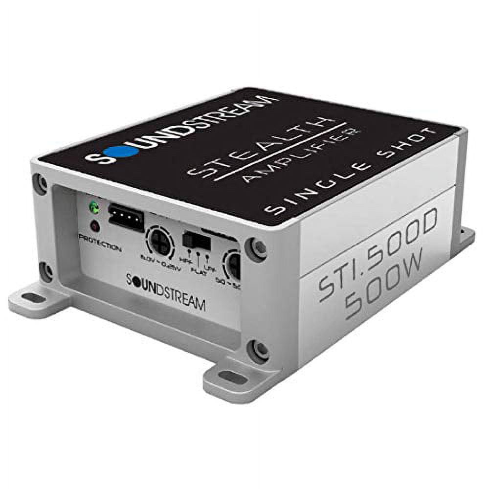 Soundstream Stealth Single Shot ST1.500D 150W RMS at 2 Ohms Micro Class ...