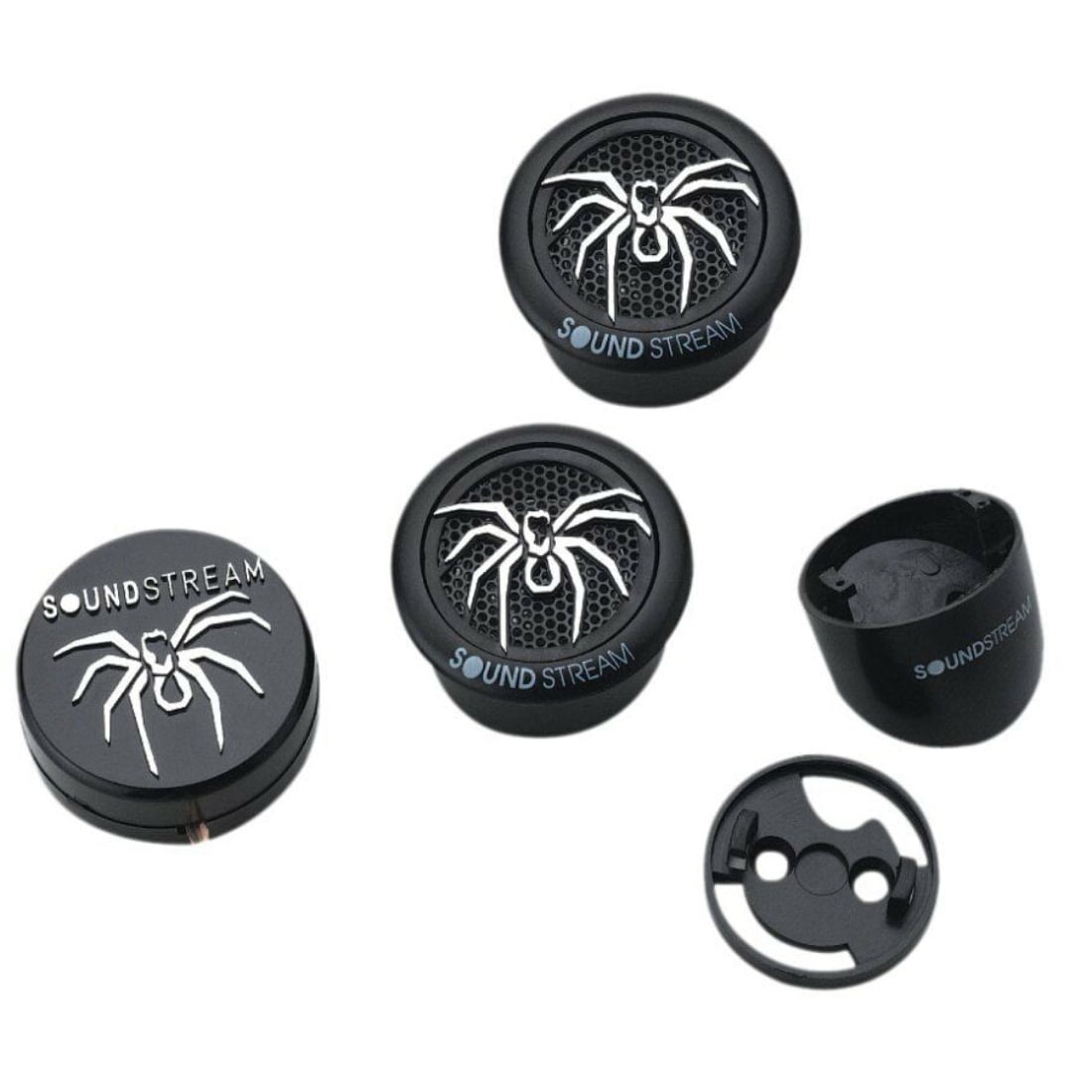 Soundstream TWS.3N 1" 110W RMS 4-Ohm Stereo Car Audio PEI Dome Tri ...