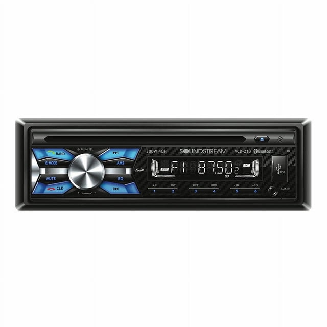 Soundstream VCD-21B 1-DIN CD Player Media Receiver w/USB Playback ...