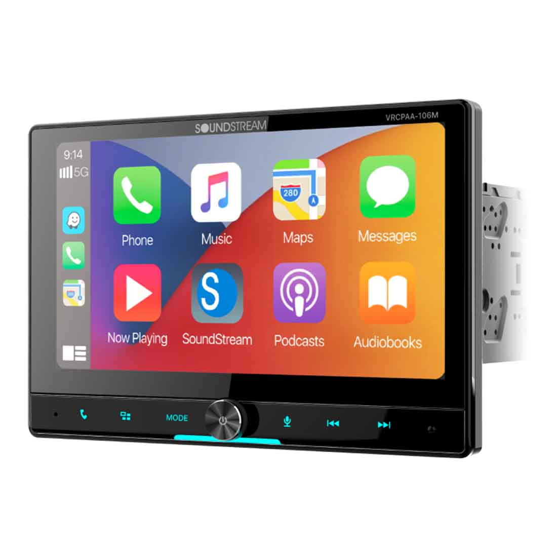 Soundstream VRCPAA-106MW 2-DIN Digital Multimedia Receiver w/ 10.6 ...