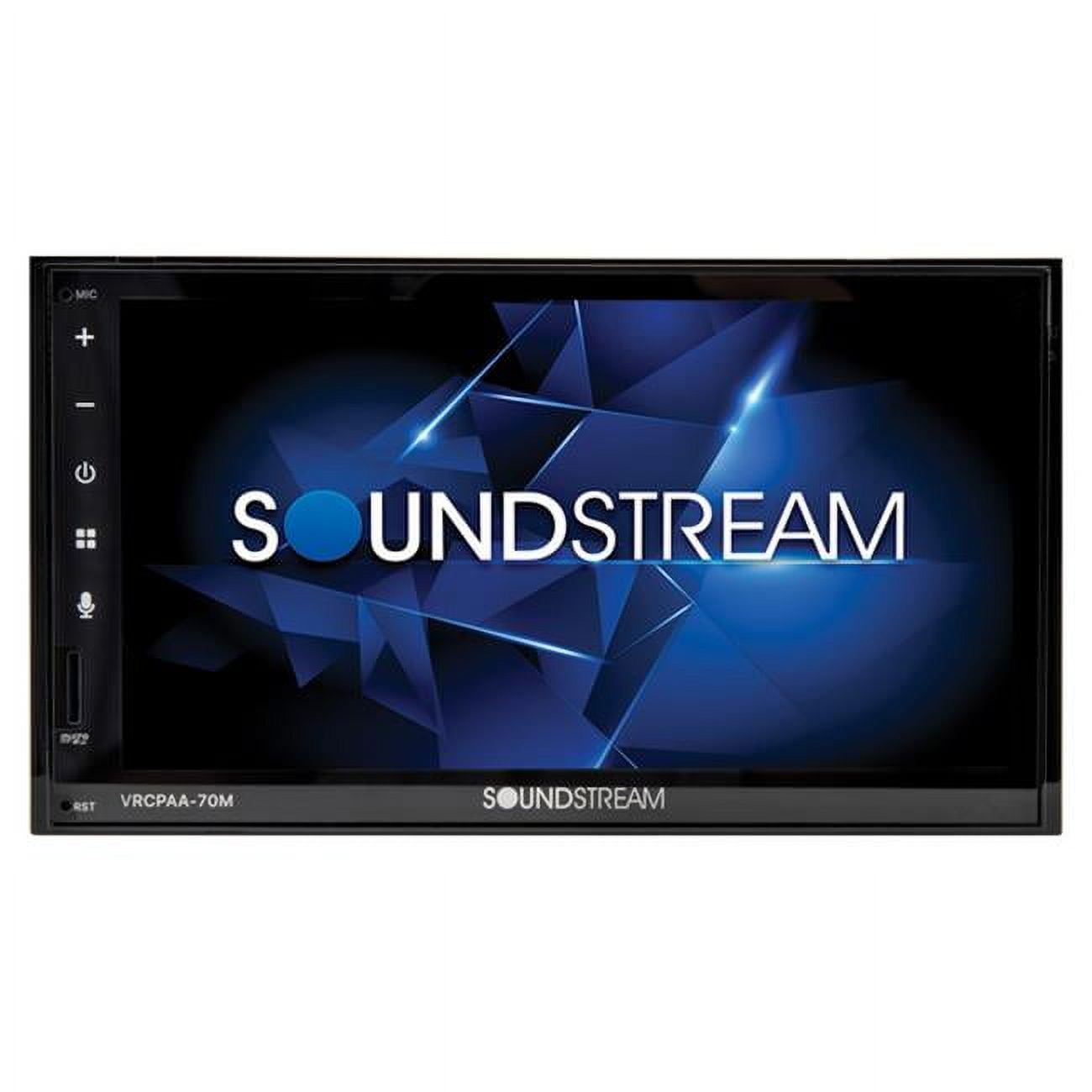 Soundstream 7-Inch Double-DIN Head Unit with Apple CarPlay, Android ...