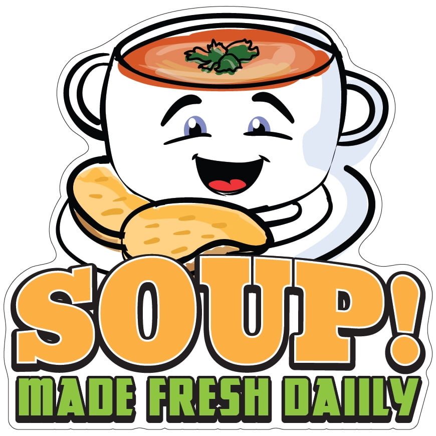Soup 24" Decal Concession Stand Food Truck Sticker - Walmart.com