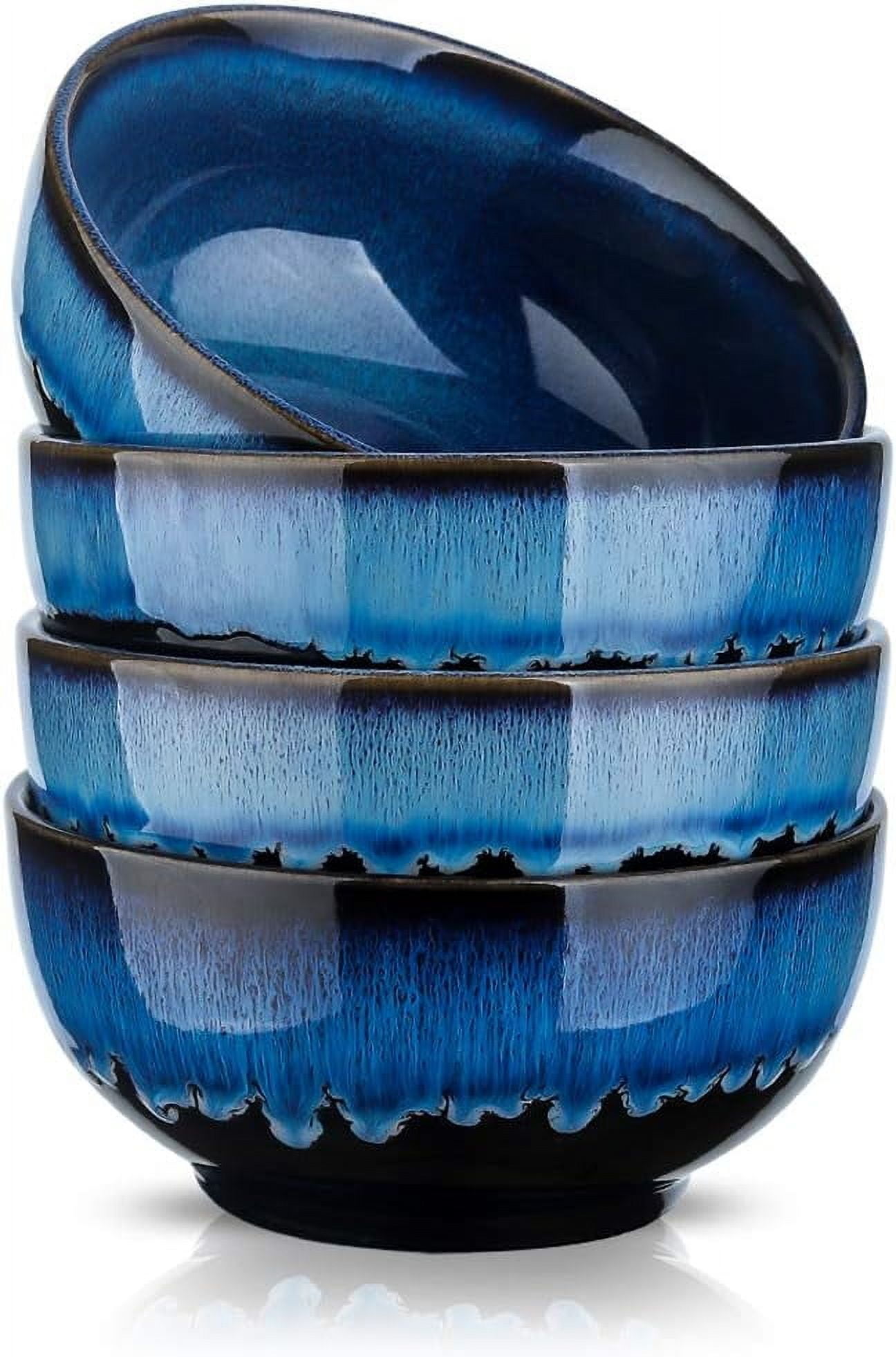 Soup Bowl Set, Porcelain Cereal Bowl, microwave and dishwasher safe ...