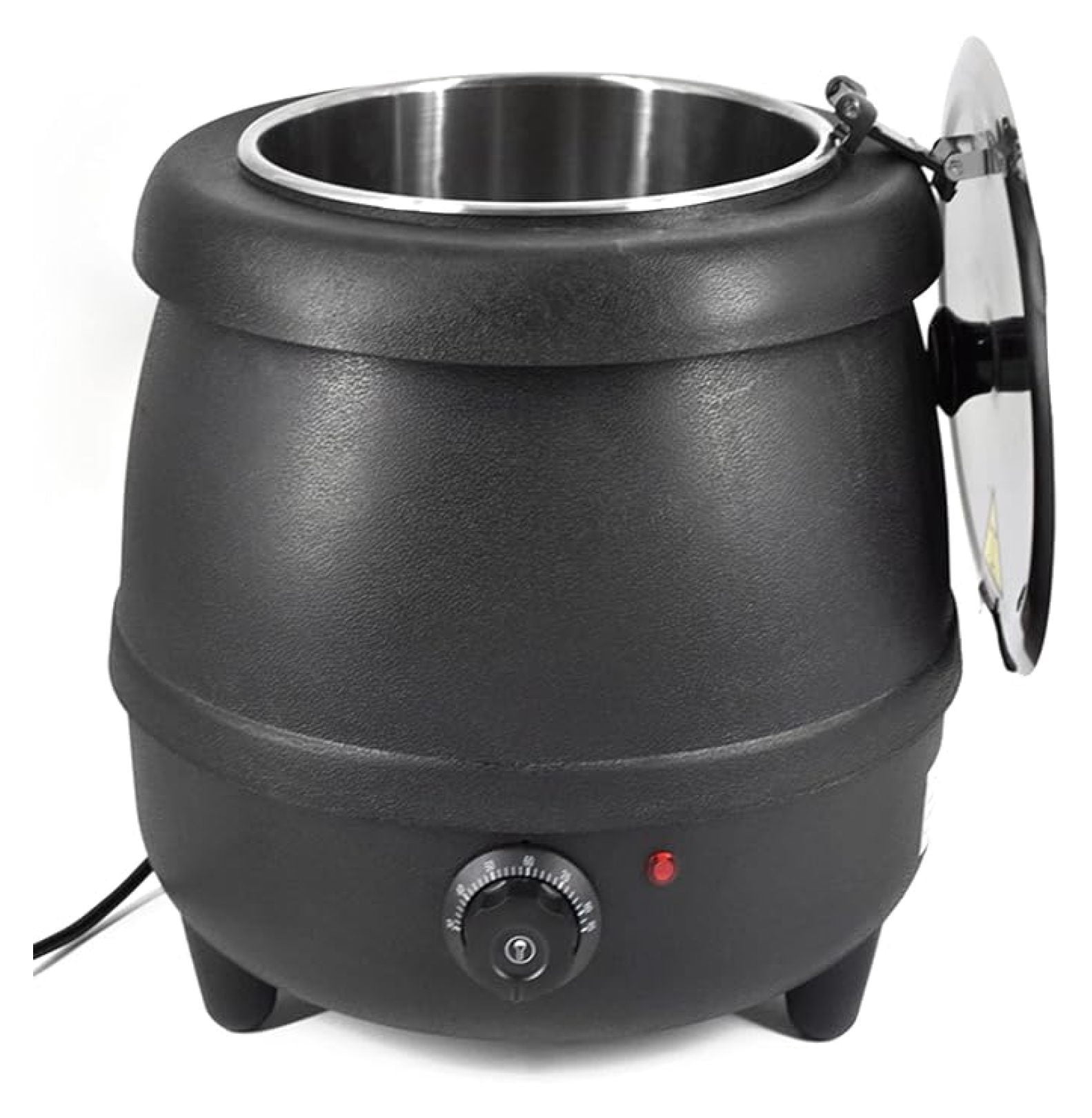 Soup Kettle, 10.5 Quart Soup Insulation Pot Soup Warmer with Hinged Lid ...